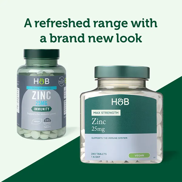 H&B Zinc 25mg 240 Tablets - Holland & Barrett Cyprus