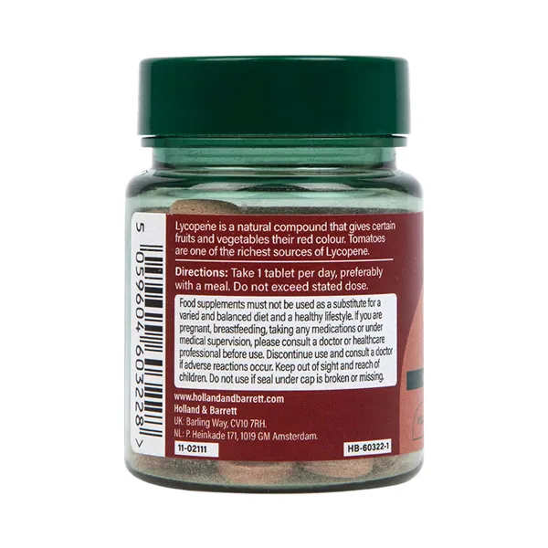 H&B Lycopene 10mg 50 Tablets - Holland & Barrett Cyprus