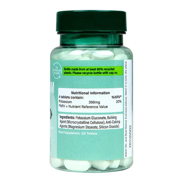 H&B Potassium 396mg 120 Tablets - Holland & Barrett Cyprus