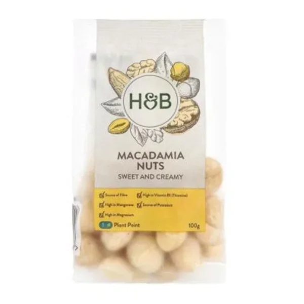 H&B Macadamia Nuts 100gr - Holland & Barrett Cyprus